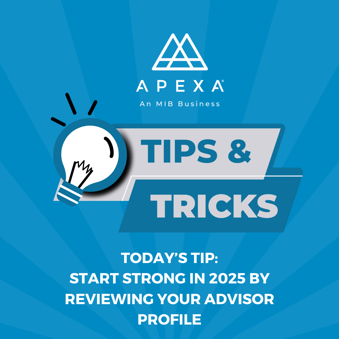Start off strong in 2025 by reviewing your APEXA profile